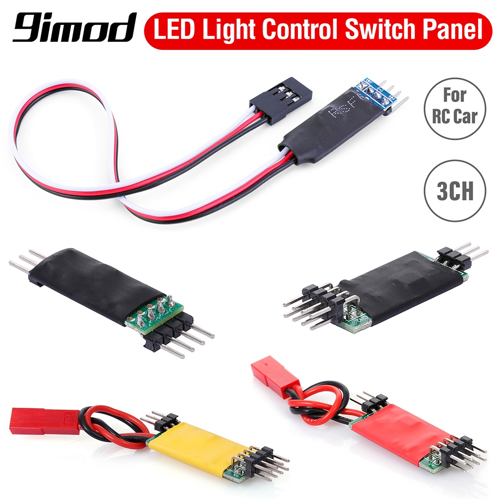 9IMOD RC Car 3CH LED Light Control Switch Panel Lamp Controller Module ...