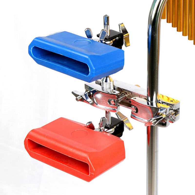 Plastic Musical Percussion Block Jam Drum Block Red/Blue | Shopee ...