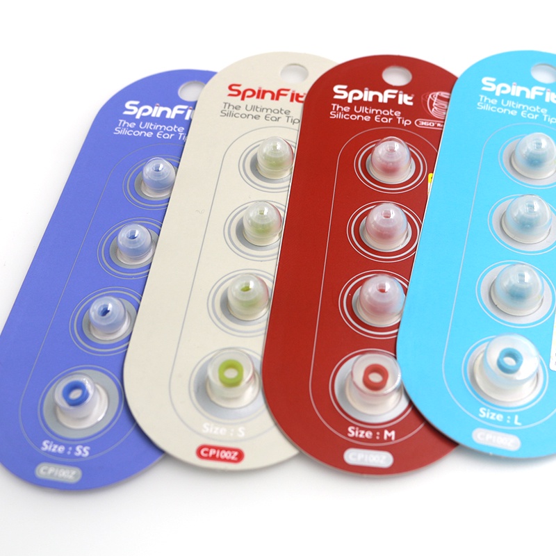 SpinFit CP100Z Silicone Ear Tips Patented 360 Degree Free Rotation for ...