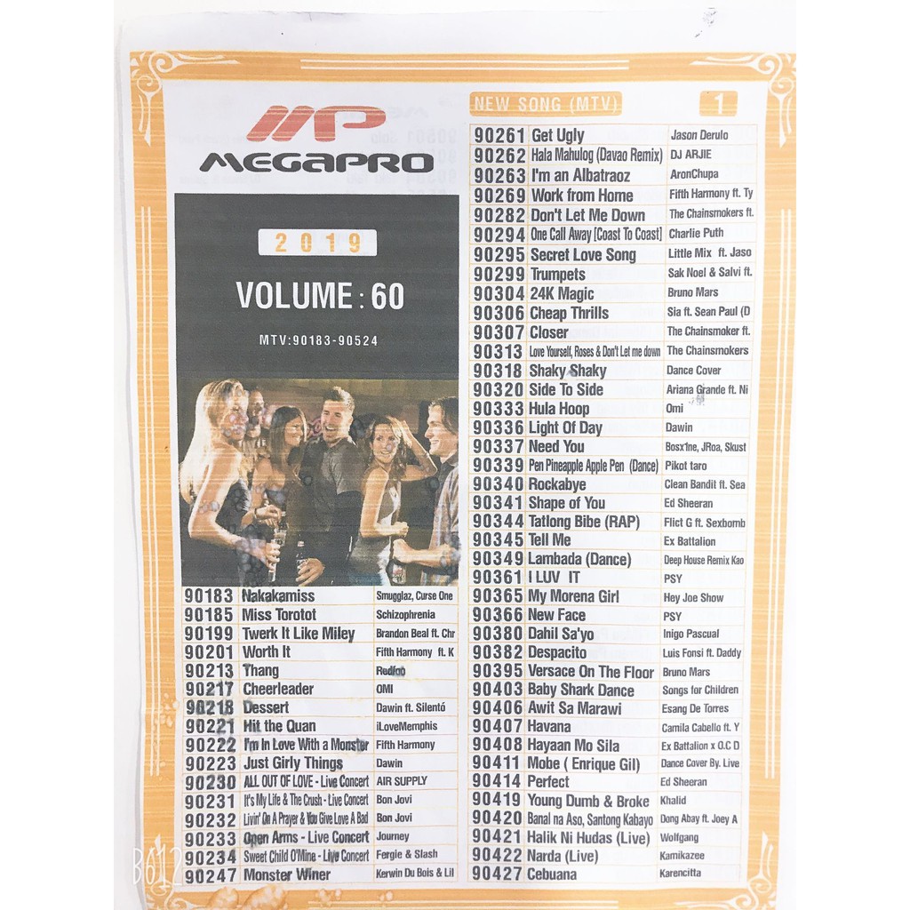 Updated Songbook For MP Megapro MP1000 MP1000pro Danaya MP2000 ...