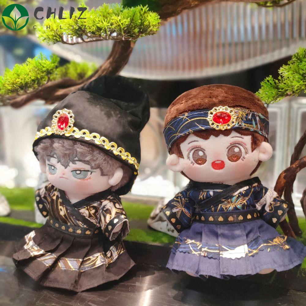 CHLIZ Doll Clothes, Chinese Style Doll Toys Dresses Suits, DIY Boy Girl ...
