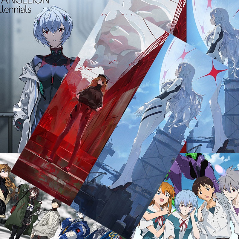 ♞Neon Genesis Evangelion Poster EVA Two-dimensional Animation ...