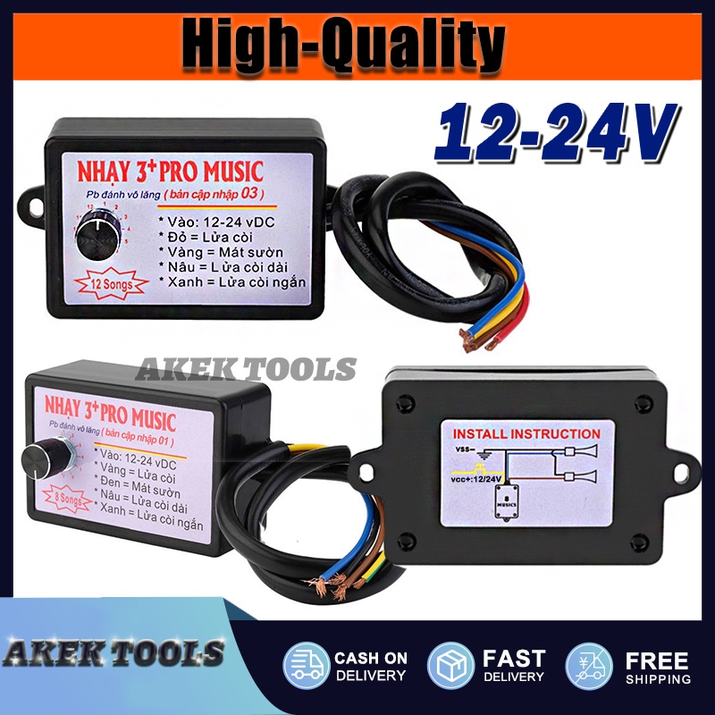 12v24v universal nhay 3 pro music rapid relay for truck car motor 8/12 ...