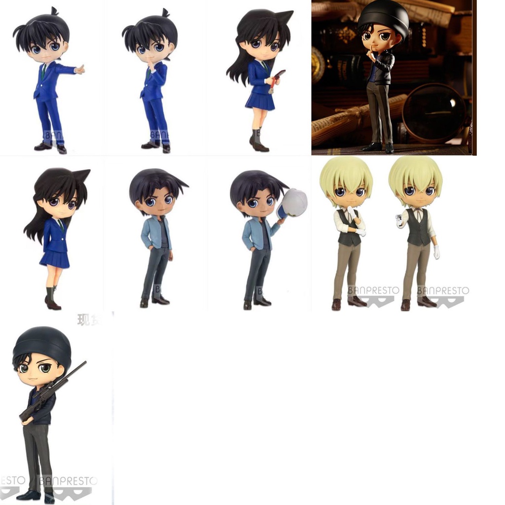 Bandai Glasses Factory qposket Detective Conan Kudo Shinichi Maori Lan ...