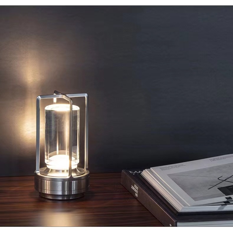 Lumison Crystal Lantern Table Lamp Rechargeable Cordless Led Lights for ...