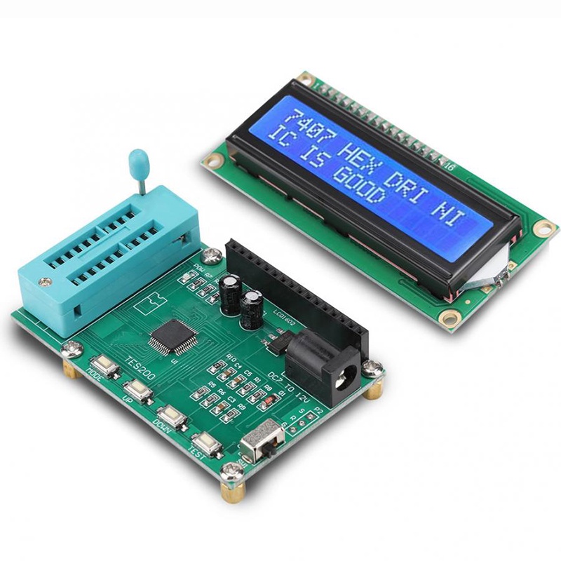 IC Tester 74 40 45 Series lC Logic Gate Tester Digital Meter TES200 ...