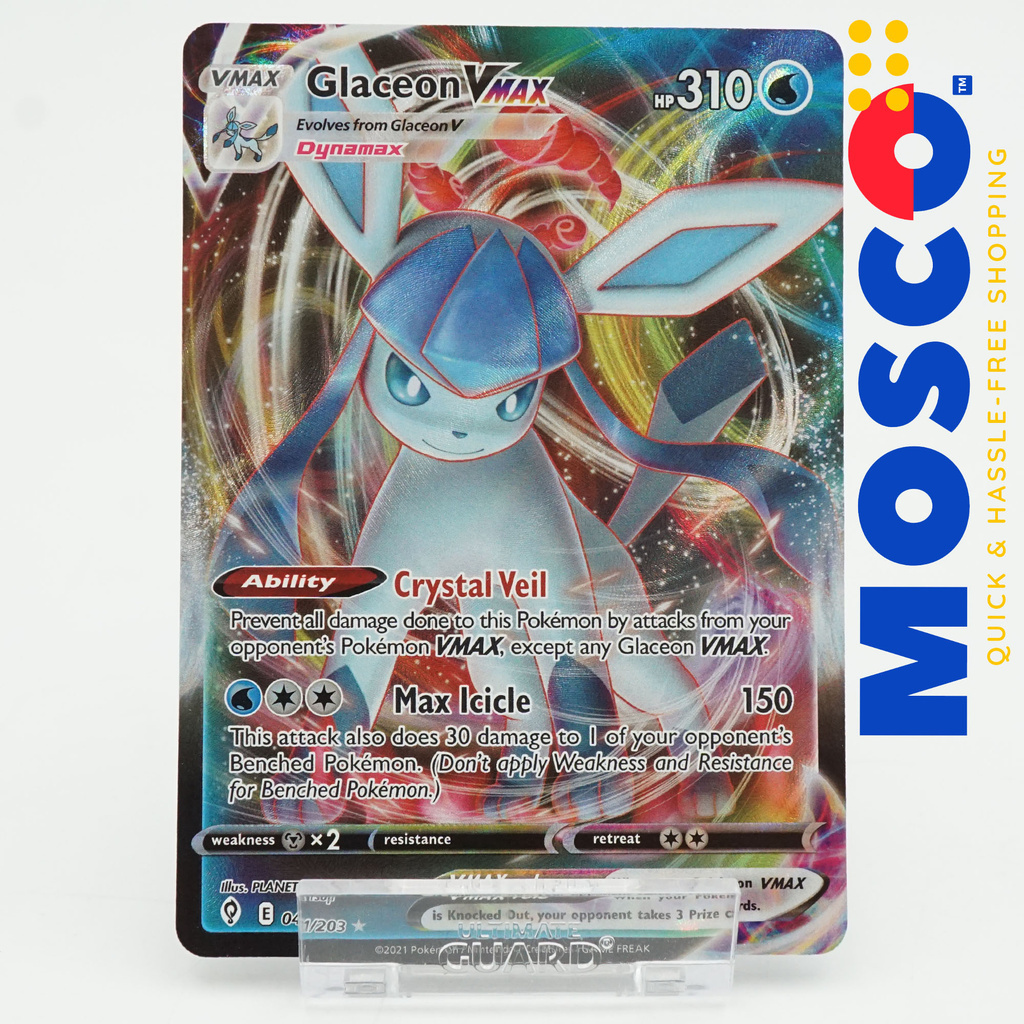 Glaceon VMAX - 041/203 - Ultra Rare Sword & Shield: Evolving Skies ...