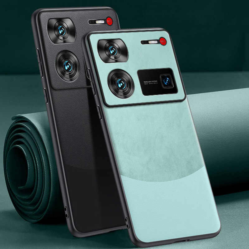 For ZTE nubia Z60 Ultra Luxury PU Leather Case Back Cover Protection ...