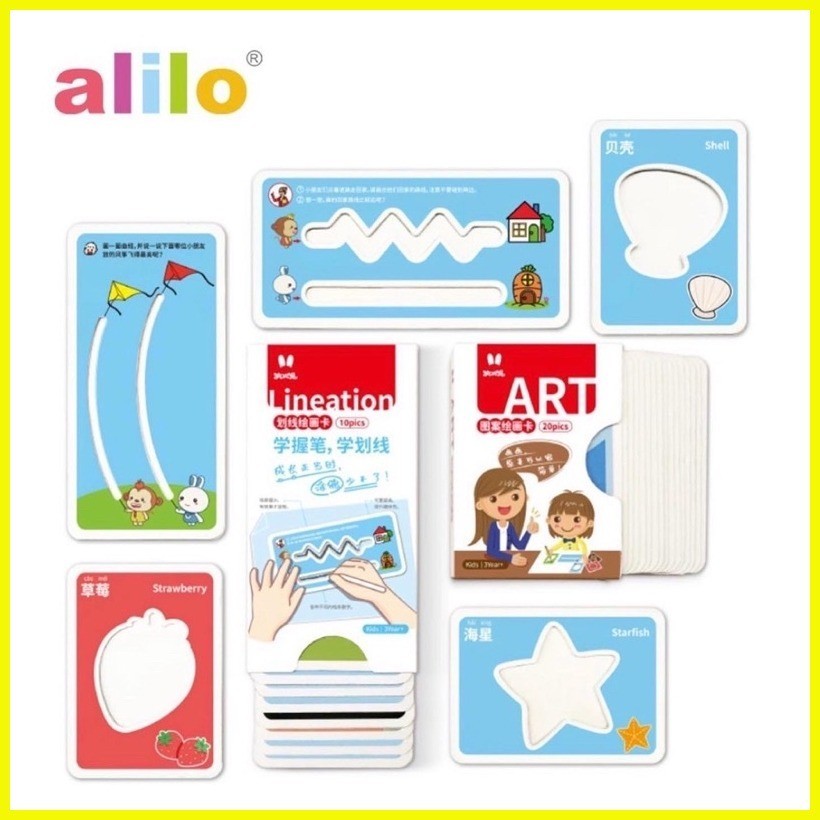 【hot sale】 Alilo Stencil Set for Alilo Magic Writing Tablet | Shopee ...