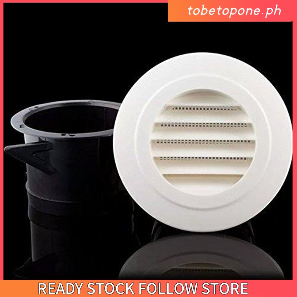TBTOPONE ️Plastic Round Air Exhaust Vent Grille Cover Wall Ventilation ...