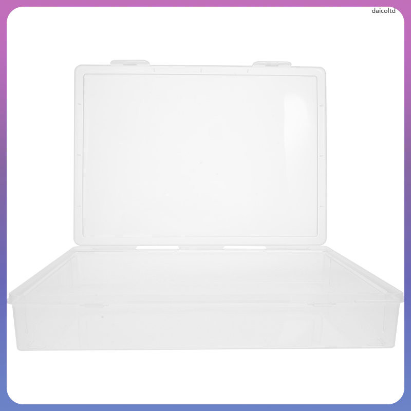 File Storage Box Boxes White Document Display Case Magazine Protector ...