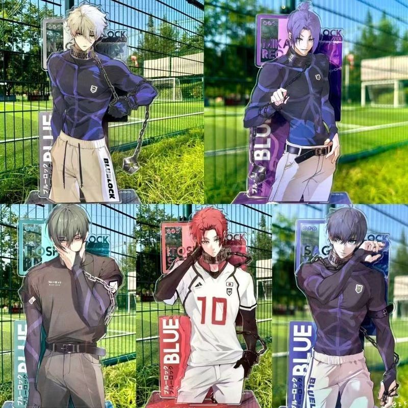 BLUE LOCK Plate Desk Decor Cartoon Stand Itoshi Sae Rin Itoshi Nagi ...