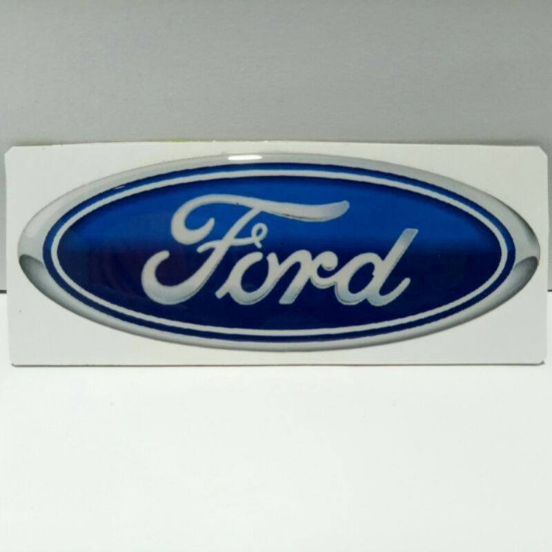Ford logo flexible resin embossed sticker Emblem | Shopee Philippines