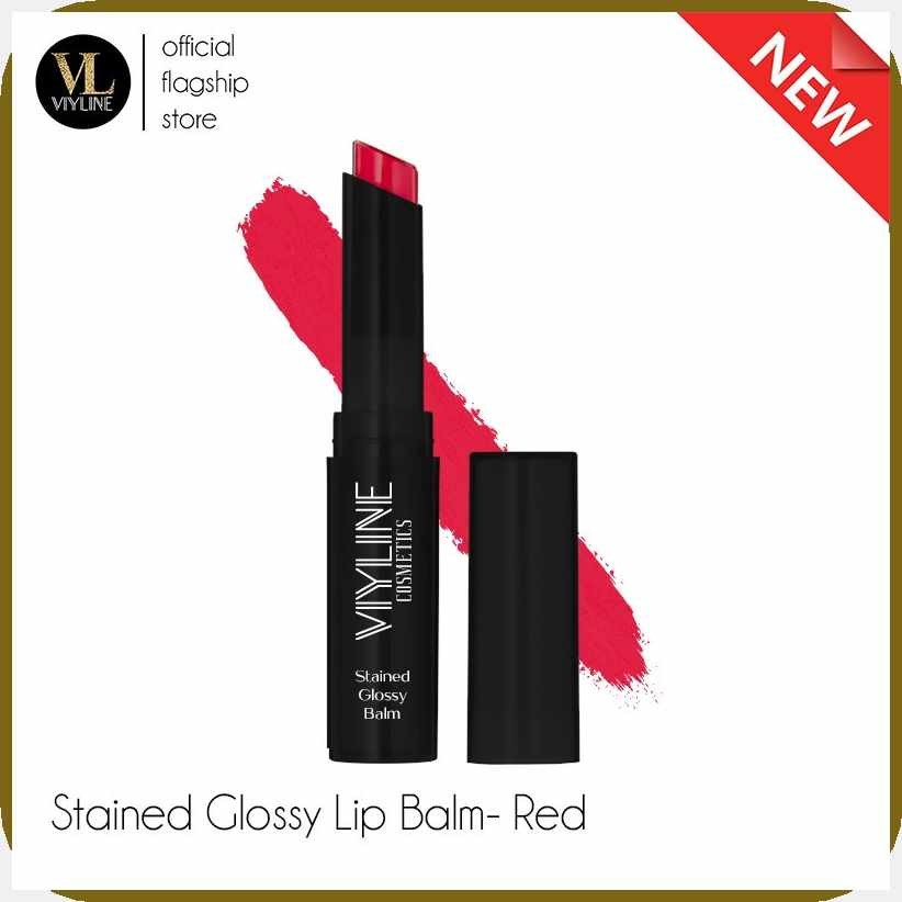 Viyline%Bu`-,a)Stained/D$Glossy^F$Balm^r$^l$Red^A$^O$(2.6g) | Shopee ...