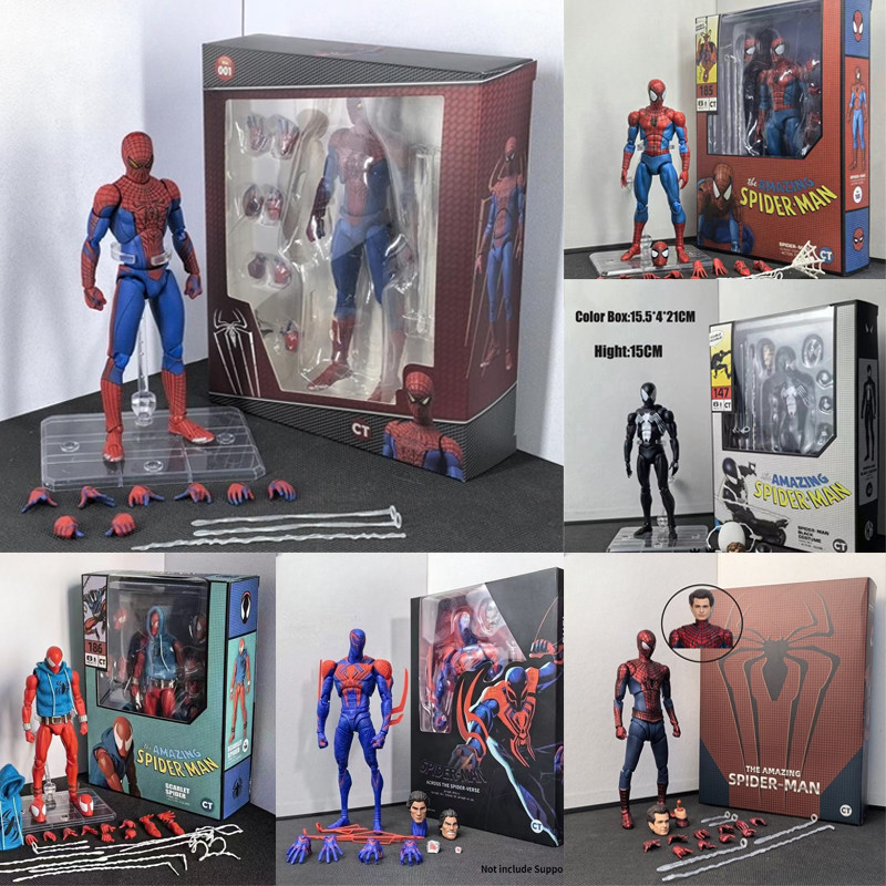 Mafex 001 Andrew Garfield Ct Toys Amazing Spiderman Action Figure ...