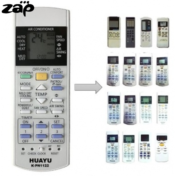 Panasonic Aircon Remote K-PN1122 Panasonic Remote (Patrol Eion Function ...