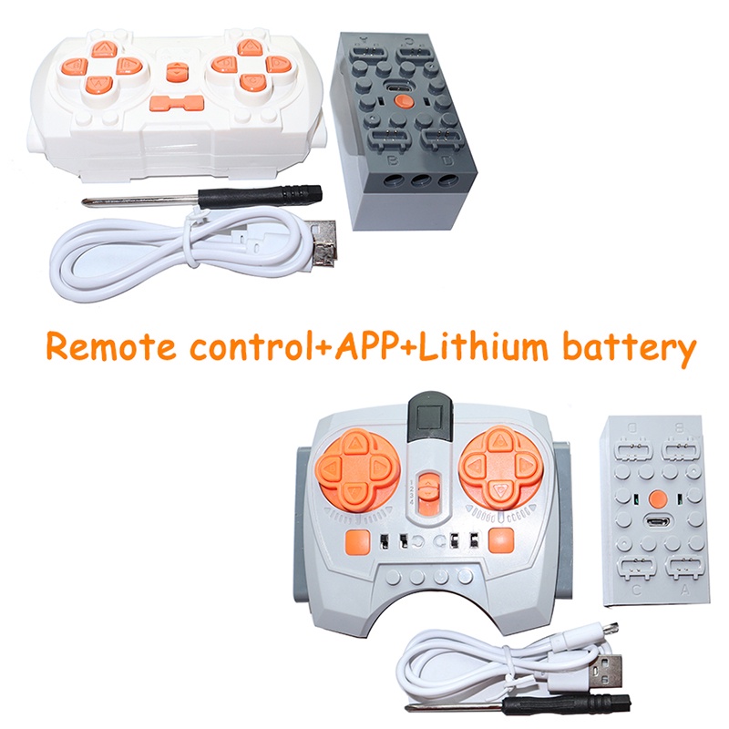 NEW Technic Rechargeable Bluetooth Lithium Battery Box Electric Motor ...