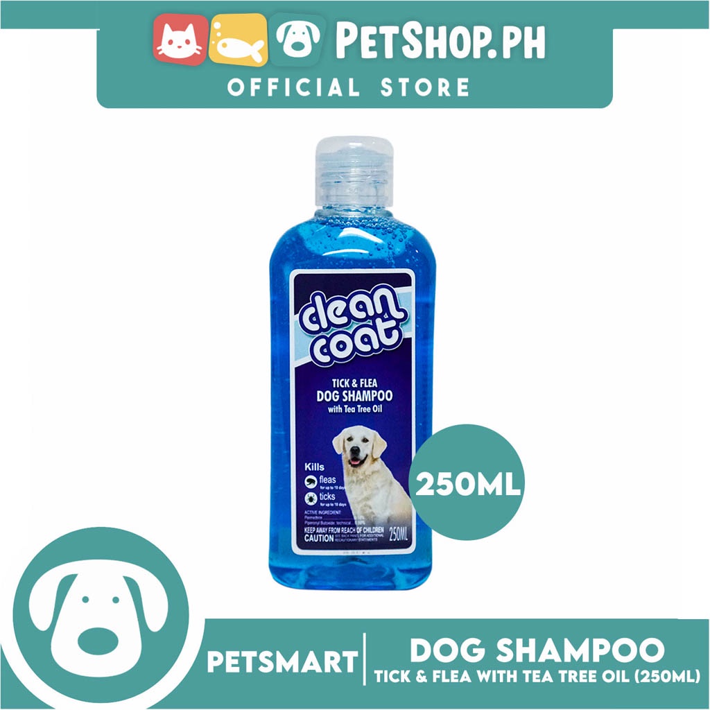 Clean Coat Tick And Flea Dog Shampoo With Tea Tree Oil 250ml | Shopee ...