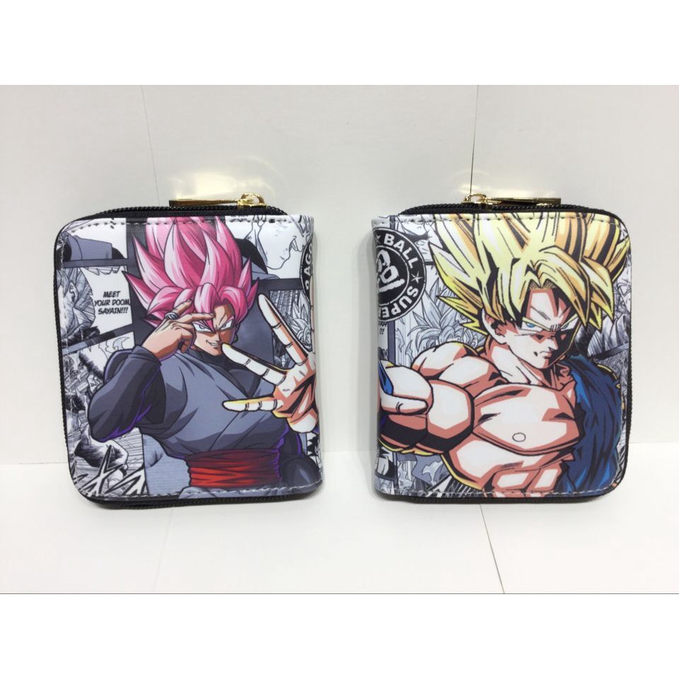Dragon Ball Short Zipper Wallet Son Goku Turtle Gogami Card Holder Coin ...