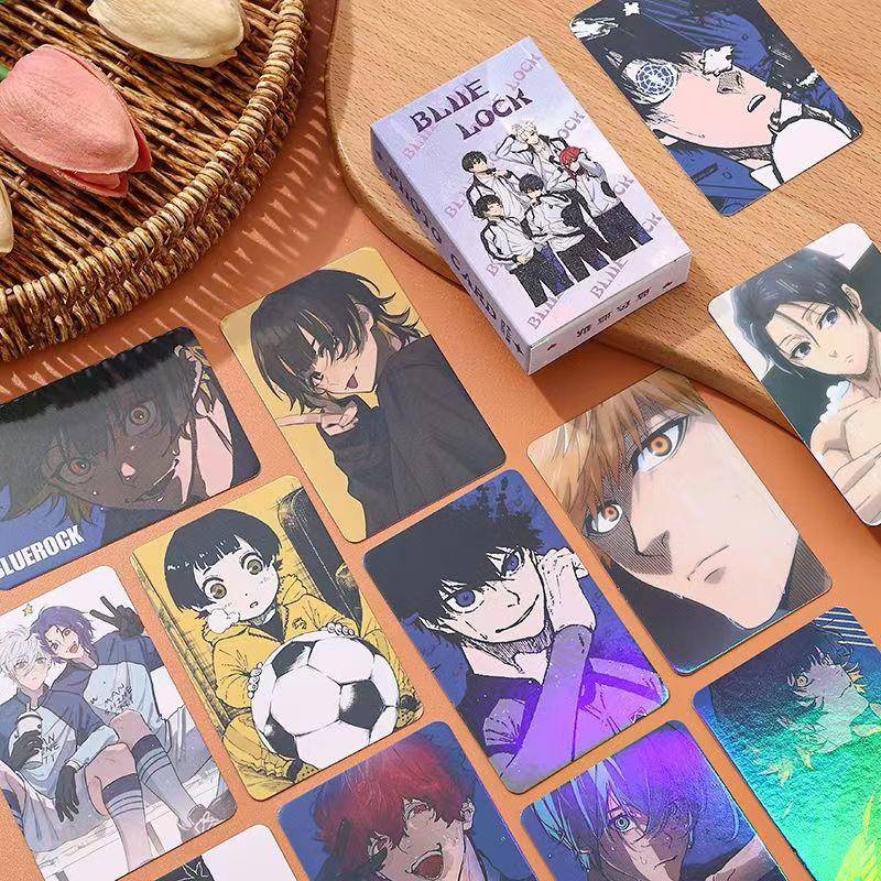 50Pcs/Pack Blue Lock Laser Card Isagi Yoichi Bachira Meguru Hyoma ...