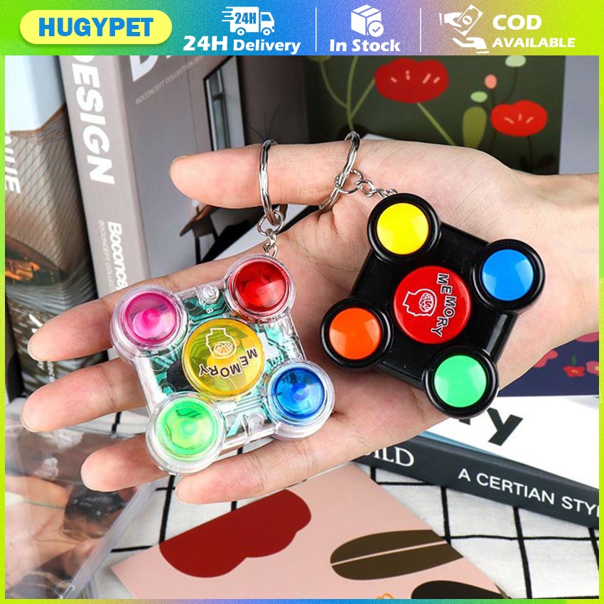 Memory Training Game Machine Keychains With Lights Sounds Toy Game For ...