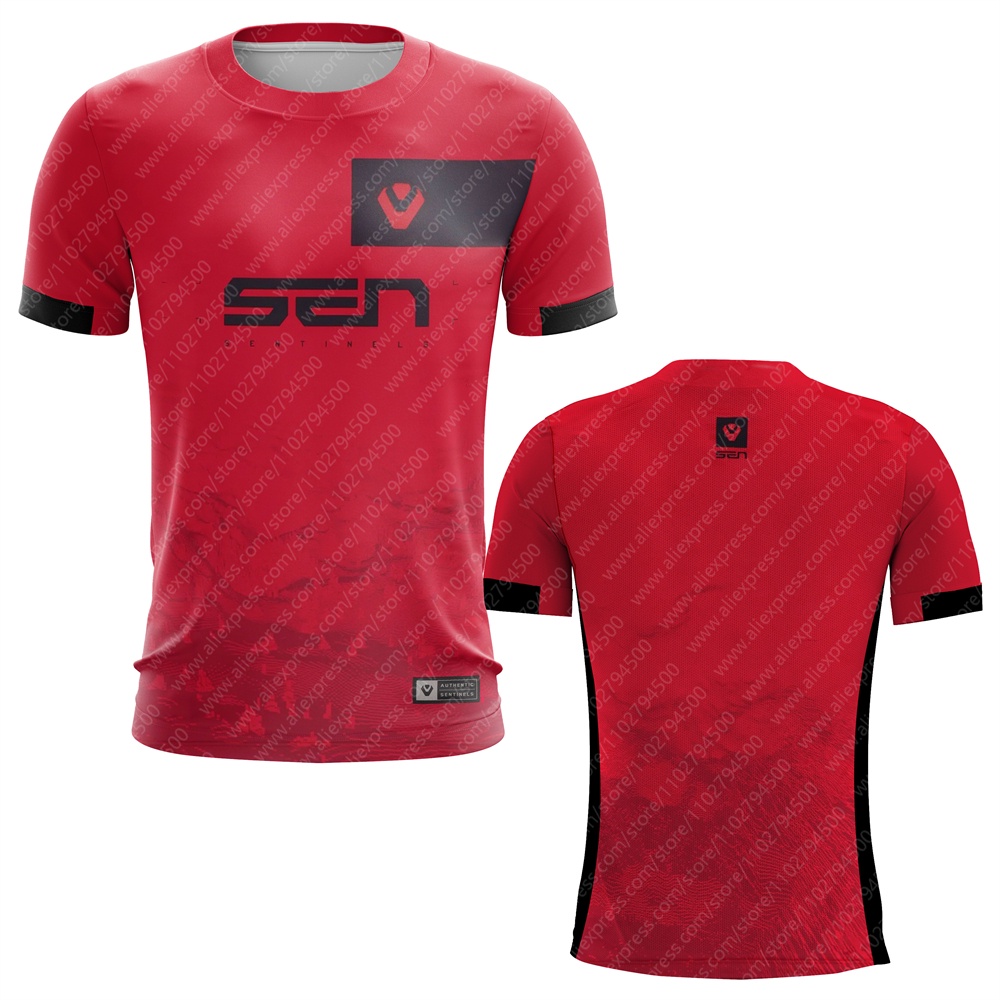 Sentinels Valorant Esports Jersey Game Player Fans Name Custom T-shirt ...