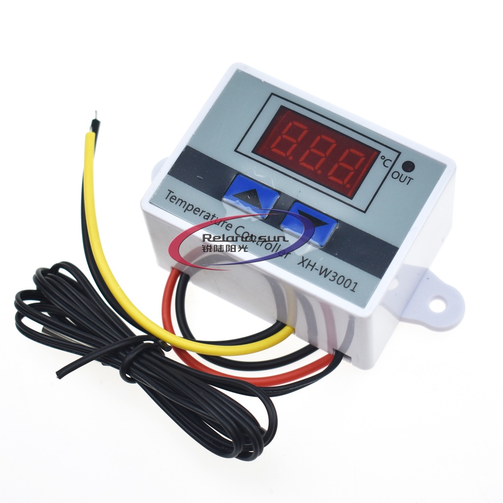 10A 12V 24V 220VAC Digital LED Temperature Controller XH-W3001 For ...