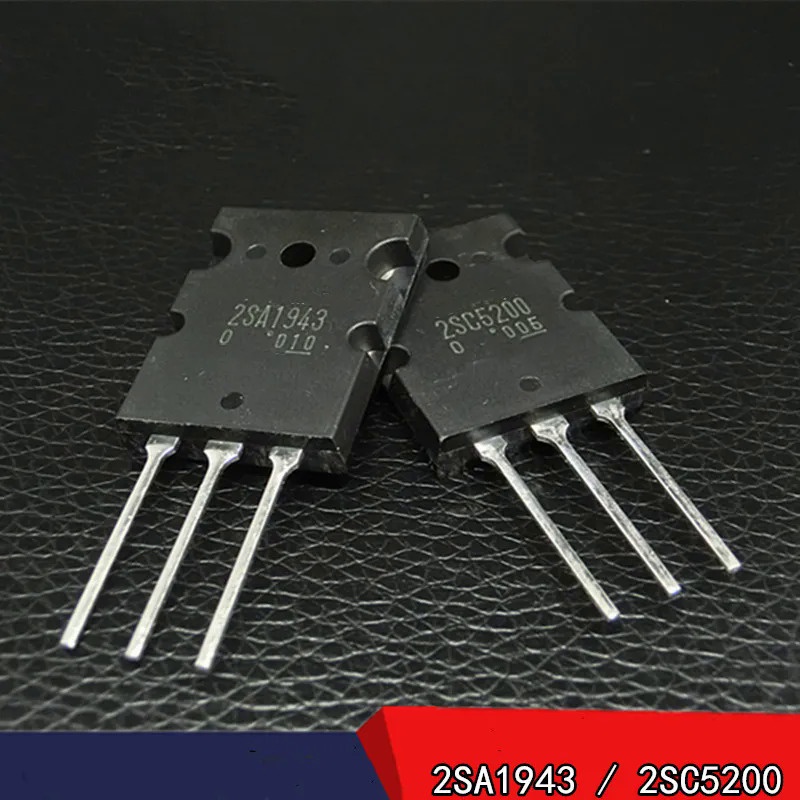 1pairs-5pairs 2SA1943+2SC5200 TO3P A1943 C5200 High power amplifier matching tube audio ...