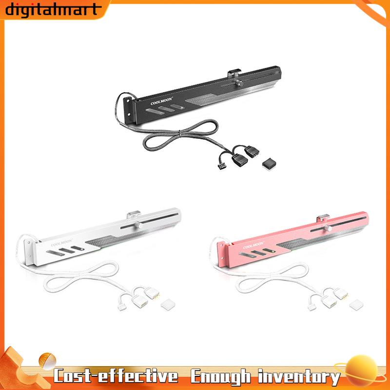 [digitalmart]COOLMOON GT8 Vertical GPU Support Bracket Colorful 5V A ...