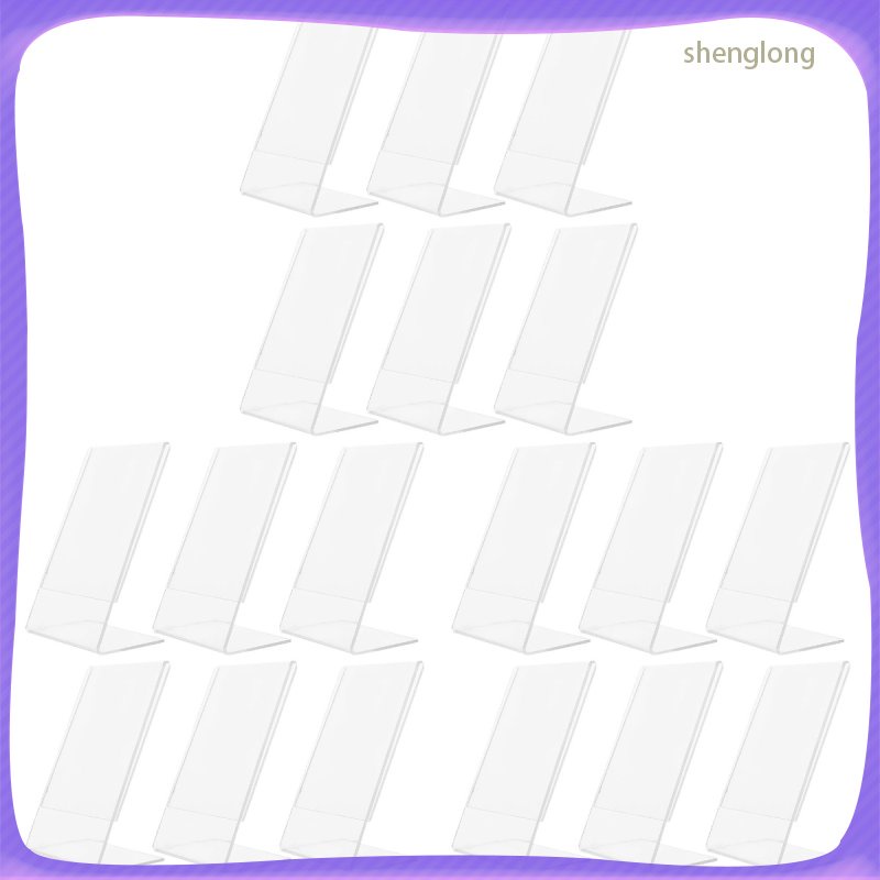 3 Pack Picture Frames Photo Acrylic Slanted Award Display Stand ...