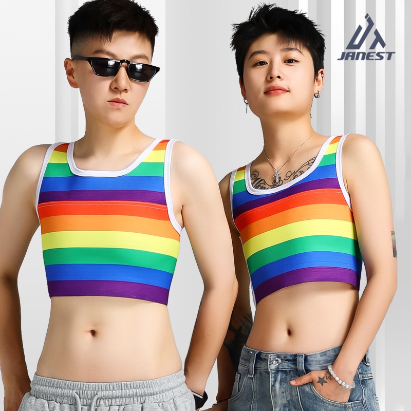 Full Bandage Chest Binder 3 Row Buckle Breast Binder Tomboy Binder Bra ...