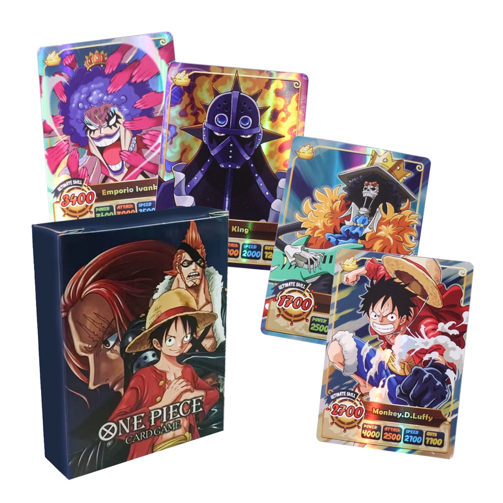 50pcs Anime TCG Card Game Sanji Nami Gear 5 NIKA Shining Cards ...