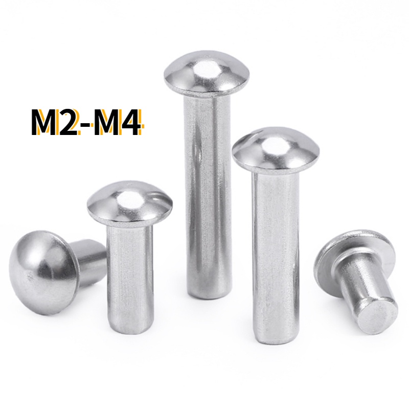 [XNY] Gb867 Semicircle Head Aluminum Rivets Solid Rivets 304 Stainless ...