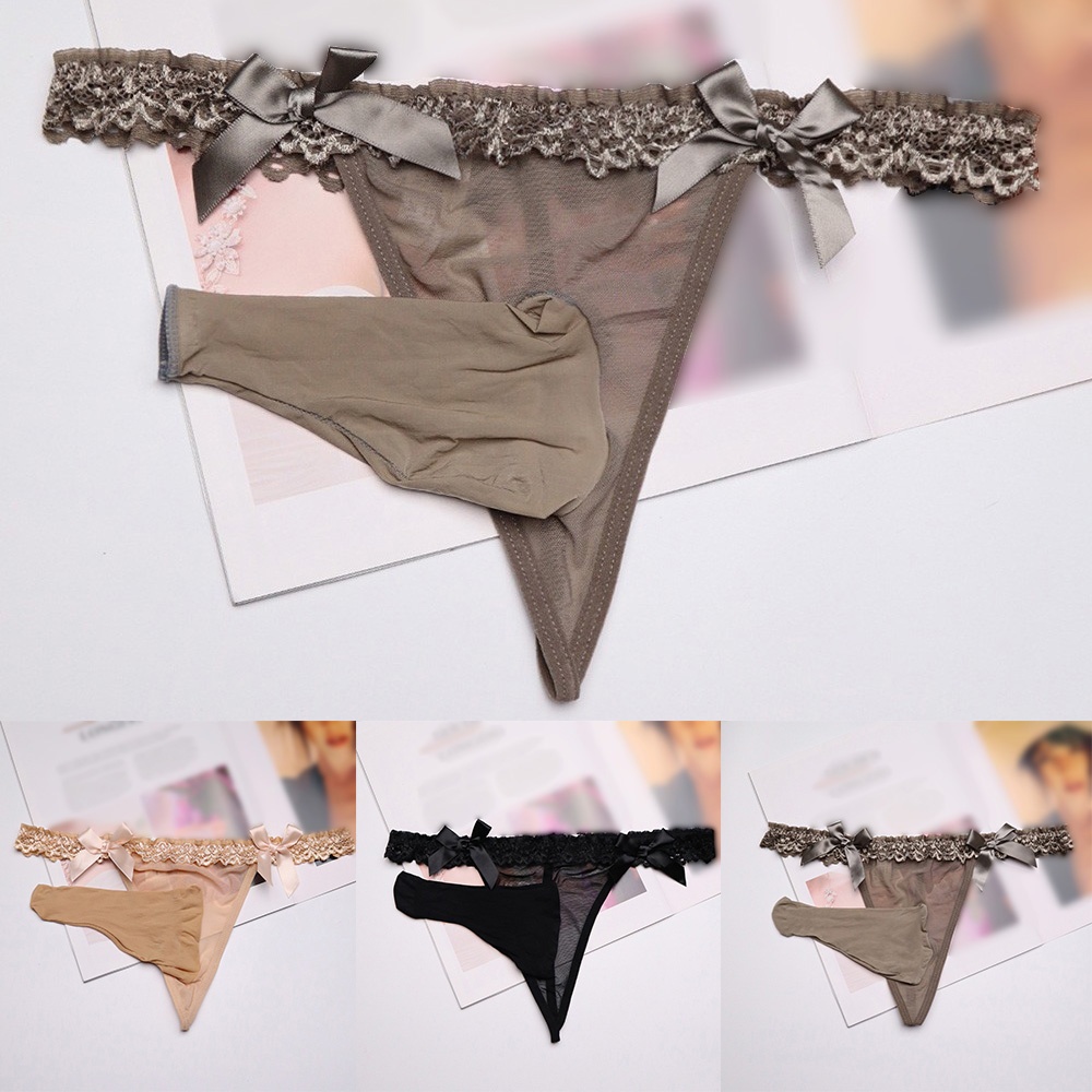 Elephant Trunk Brief Briefs Elephant Trunk G String Lace Panties Sheer