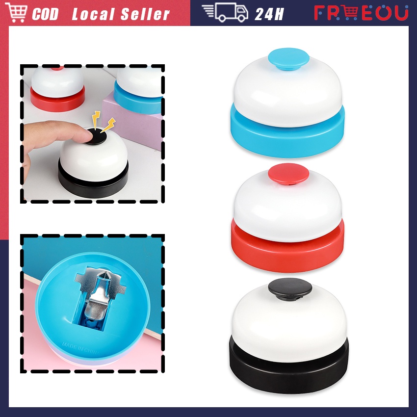 Colorful Hand Press Call Bell Pet Dog Cat Training Bell Playing Toy ...
