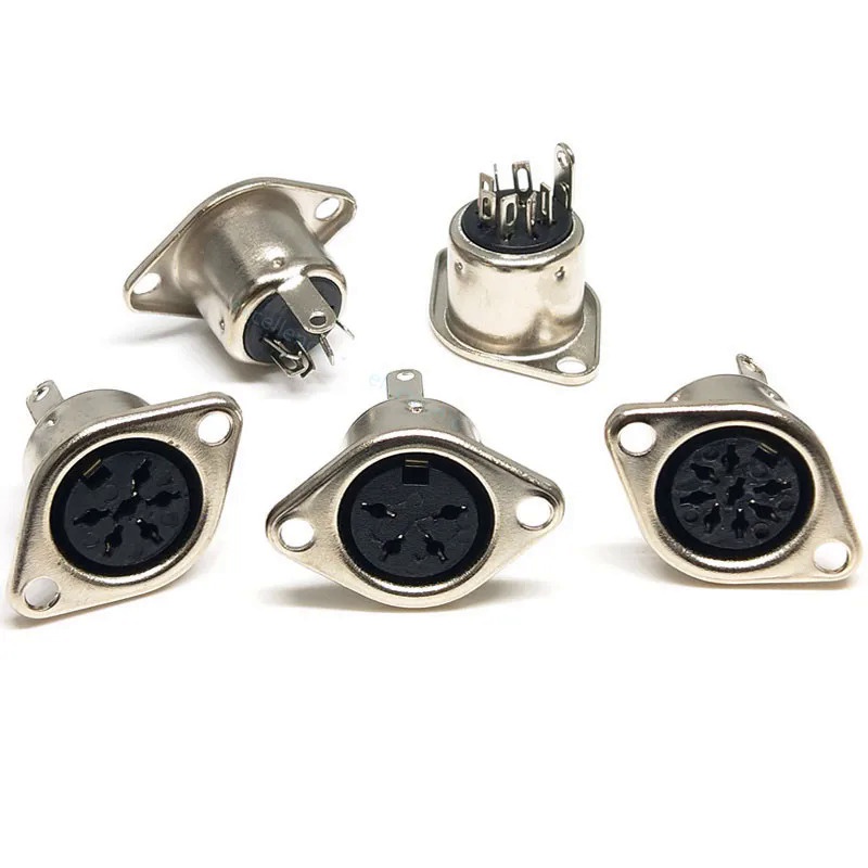 10Pcs Computer Keyboard Socket 3P 4P 5P 6P 7P 8P DIN S Terminal ...