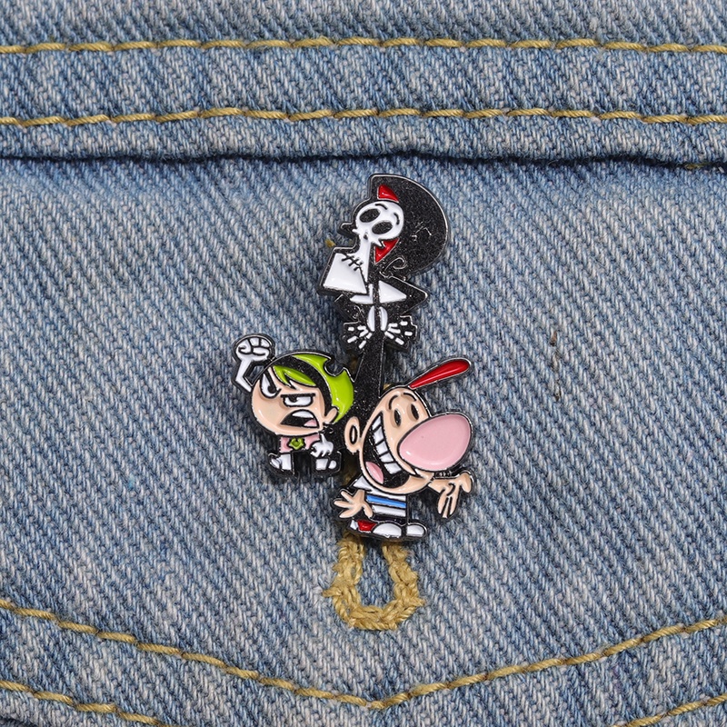 Horror Adventure Animation Billy Mandy and Death's Counterattack Brooch ...