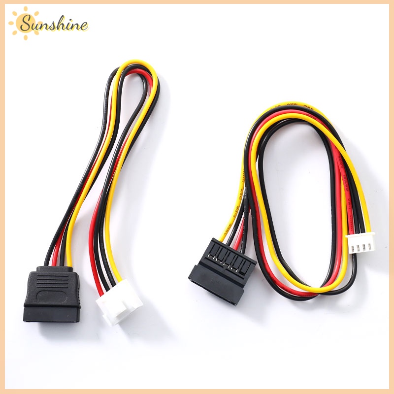 Sunshine> SATA 15 Pin Female To 4 Pin Female FDD Floppy Adapter Hard ...