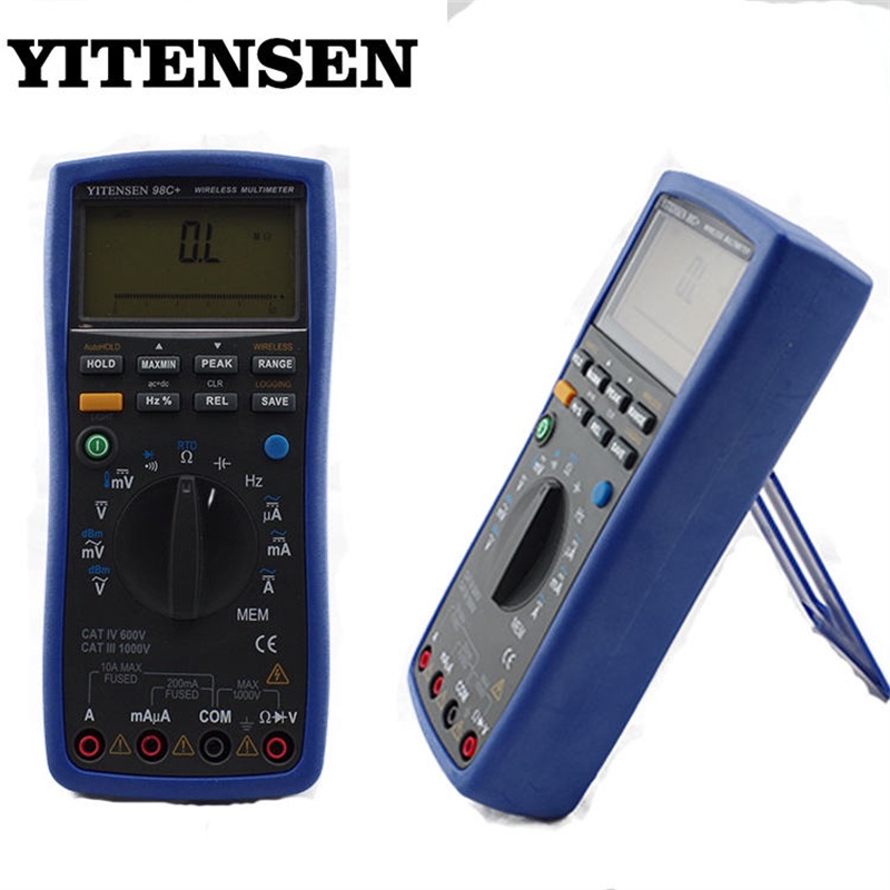 98C+ Thermal Resistance Measurement True RMS Multimeter 4-1 / 2 Bit ...