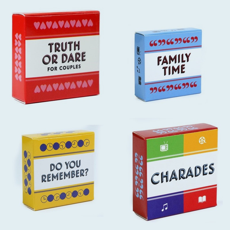 The Mini Size Truth Or Dare For Couples Drinking Cards English Charades Family Time Do You ...