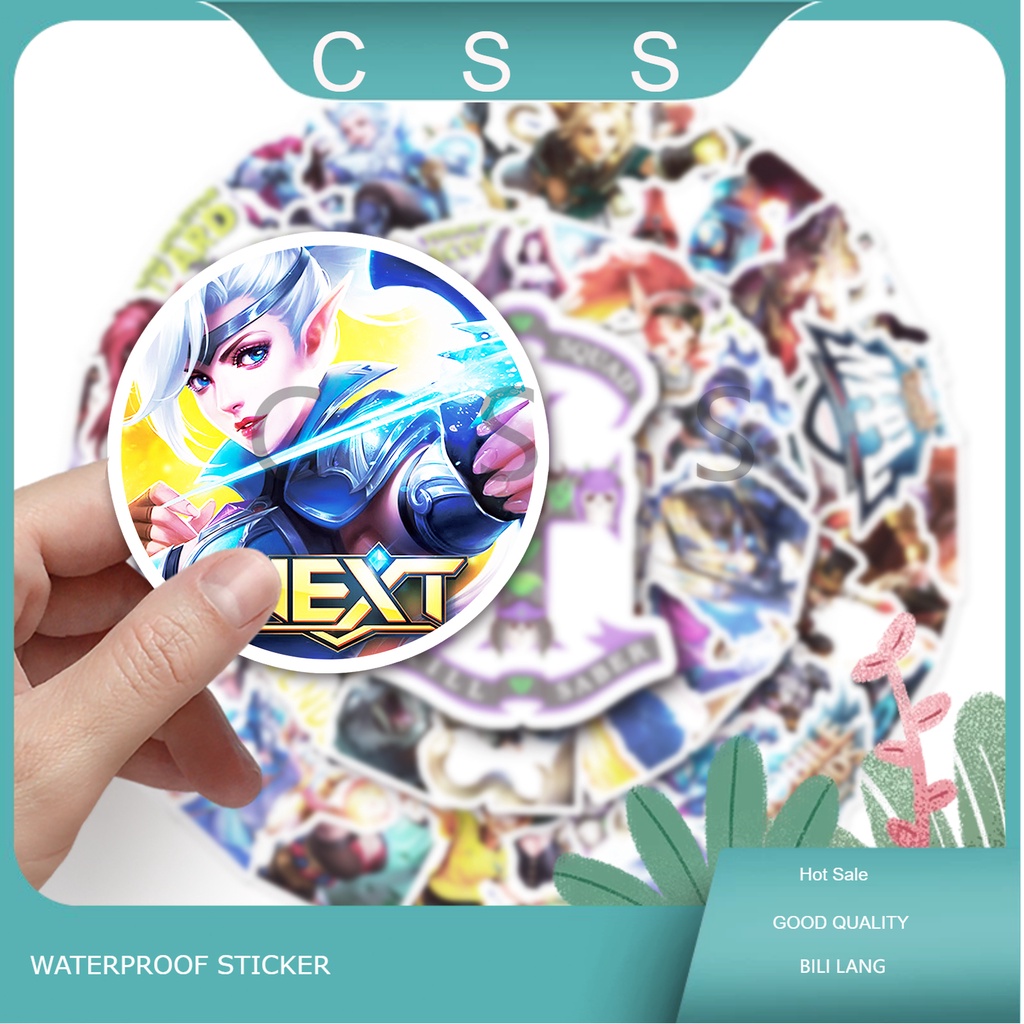 CSS 50Pcs/Set Mobile Legends Graffiti Waterproof Sticker Cute DIY ...