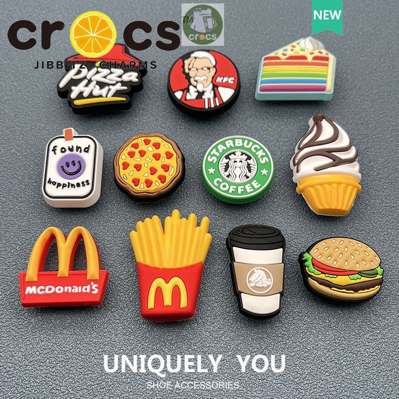 Crocs Jibbitz Charms Shoe Buckle Cartoon Food Shoe Buckle Hole Shoe ...