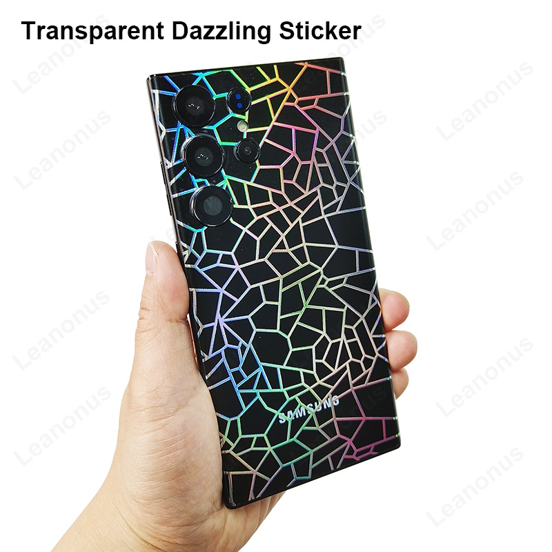 Transparent Decal Skin for Samsung Galaxy S23 S24 S22 S25 Ultra Note 20 ...