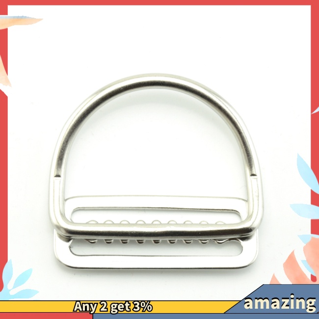 [AMA] Scuba Diving Belt Clip With D-ring Webbing Keeper Belt Buckle BCD ...