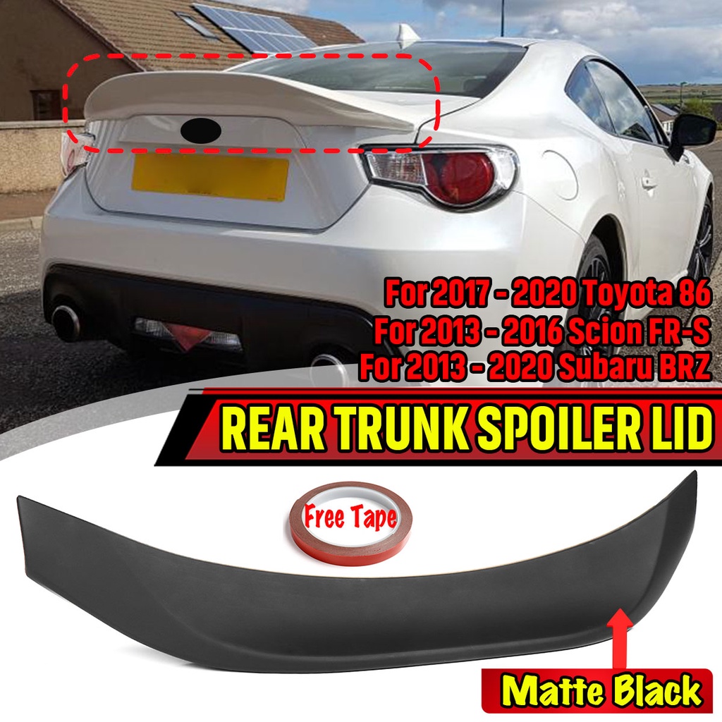Car Rear Spoiler Wing Lip Extension For Subaru BRZ 2013-2020 For Toyota ...