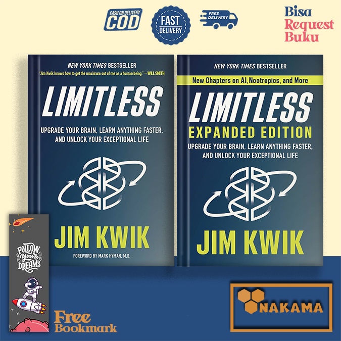 Limitless (Expanded Edition) Upgrade Your Brain by Jim Kwik (English ...