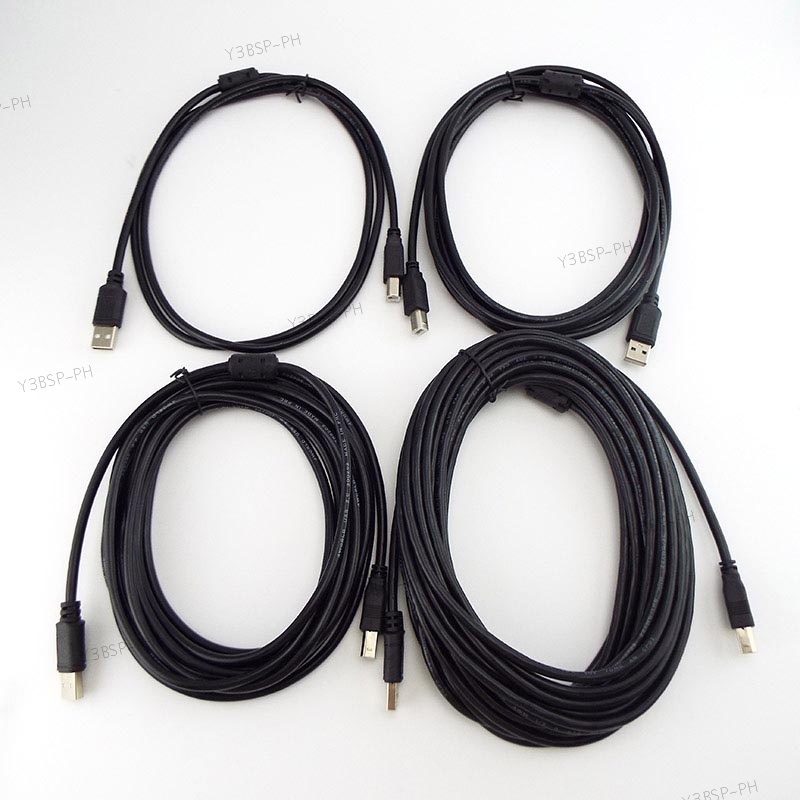 5M USB 2.0 Print Cable Type A to B Male to Male Printer Extension Wire ...