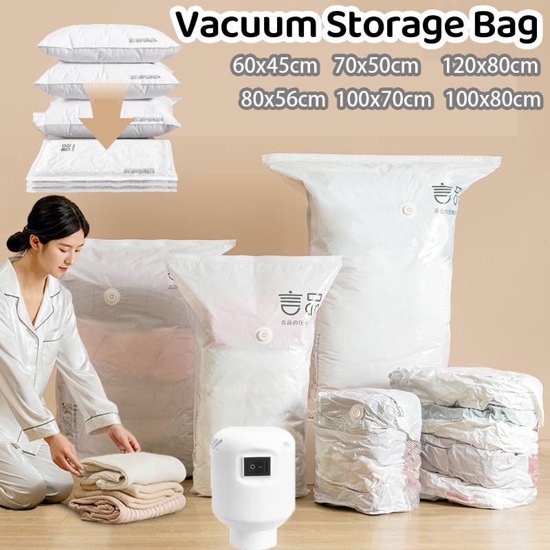 Vacuum Storage Resealable Compressed Bag Vacuum Storage Bags Convenient ...
