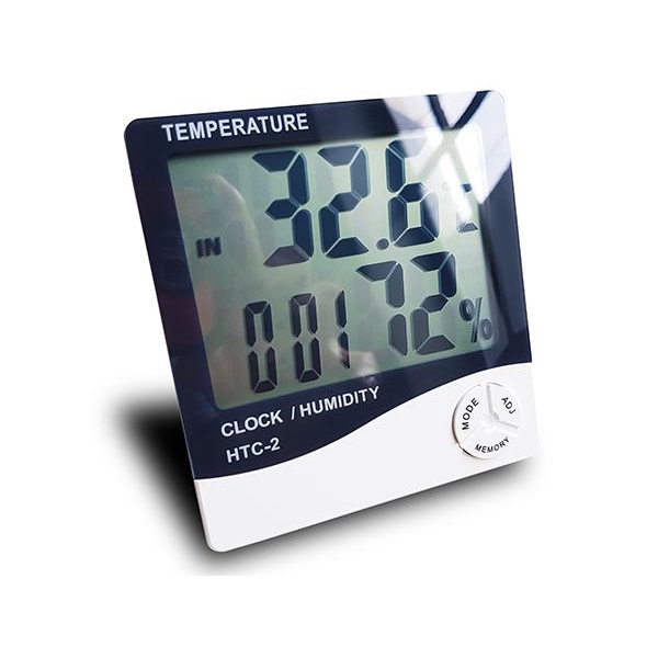 LC TECH HTC2 Large Screen Digital Thermometer Hygrometer Temperature ...