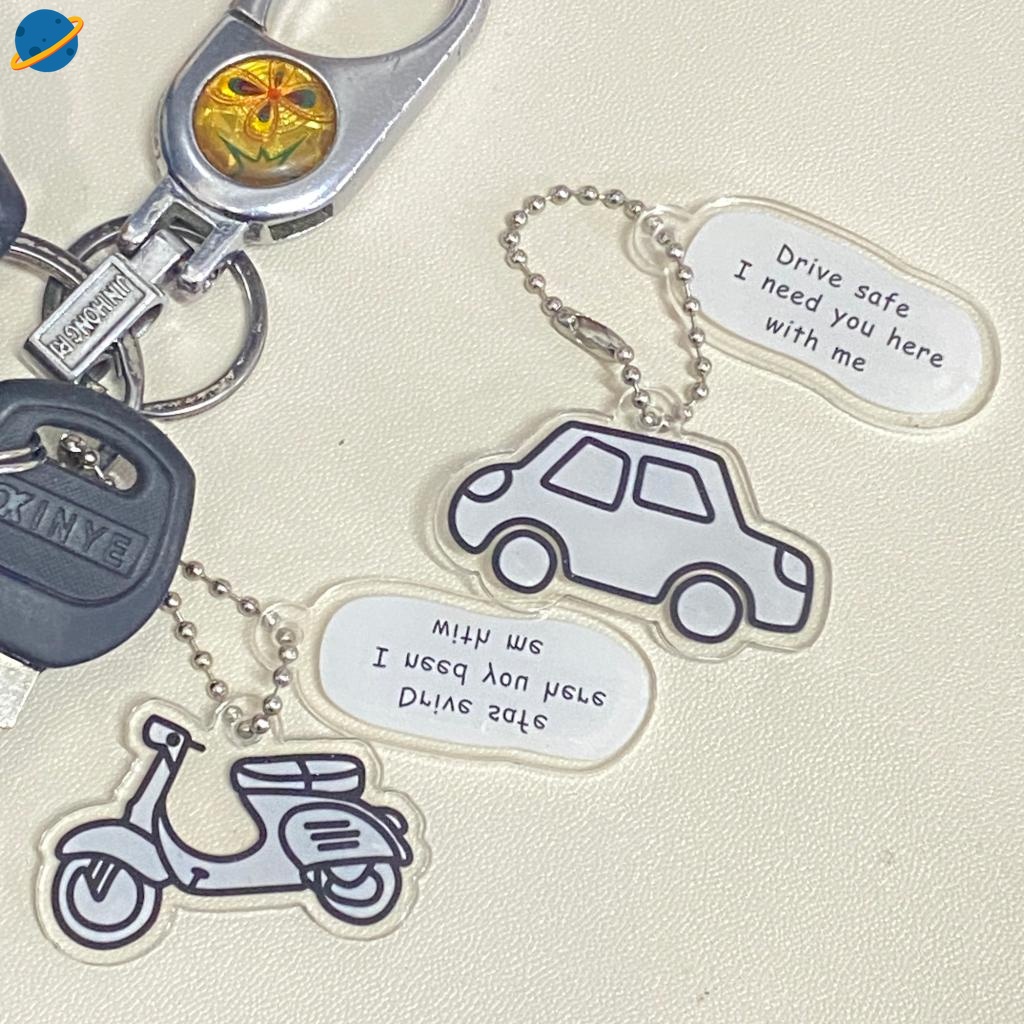 Drive Safe I Need You Here with Me Motorcycle/car Keychain Pendants MM ...